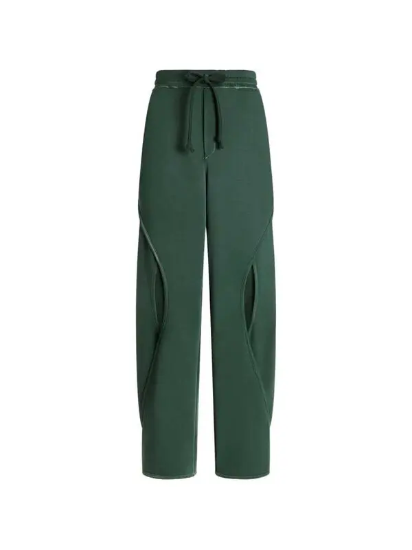 Dolce & Gabbana Jersey Drawstring Trousers - Green