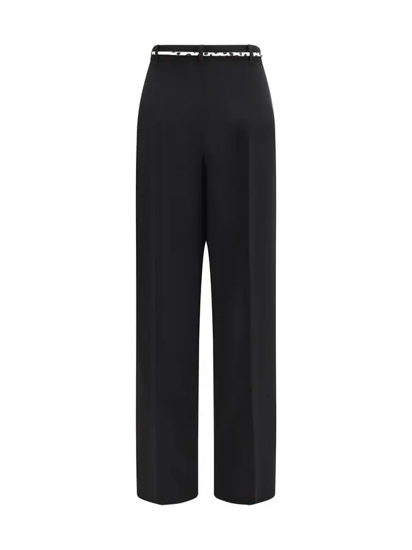 Max Mara Cady Belted Pants - Black
