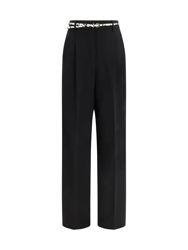 Max Mara Cady Belted Pants - Black
