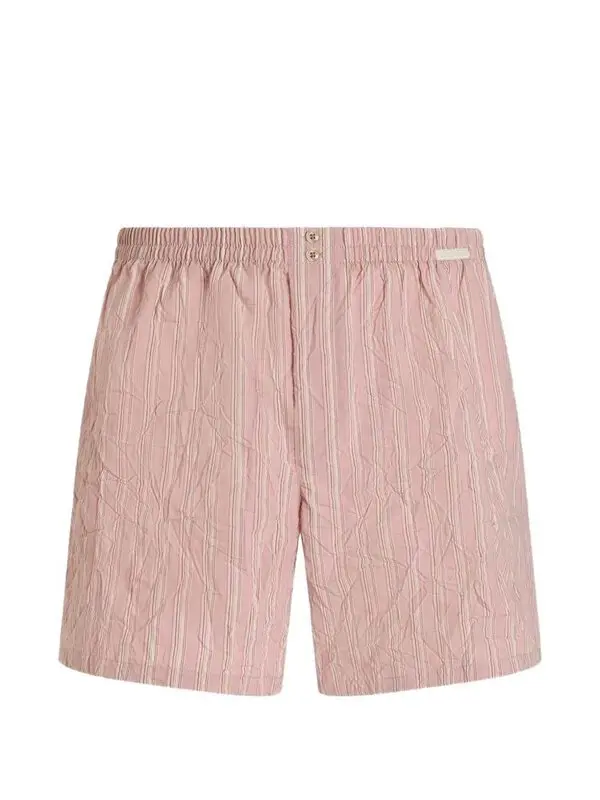 Dolce & Gabbana Striped Embossed Shorts - Multicolor