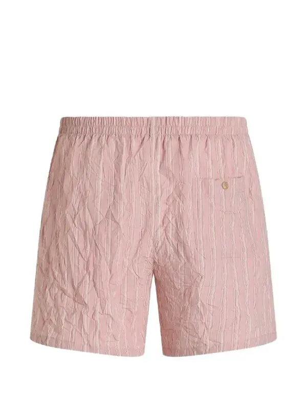 Dolce & Gabbana Striped Embossed Shorts - Multicolor