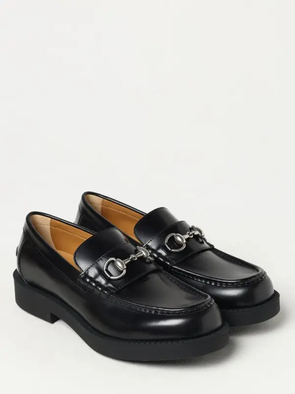 Gucci Calfskin Loafers With Horsebit Detail