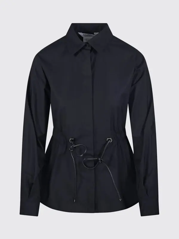 Max Mara Long Sleeve Shirt With Drawstring Waist