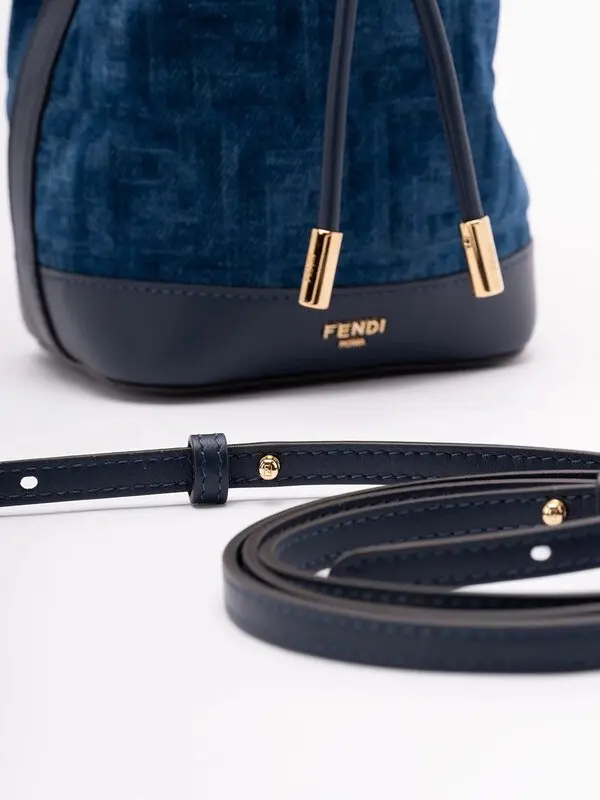 Fendi Mon Tresor Denim Mini Bag - Multicolor