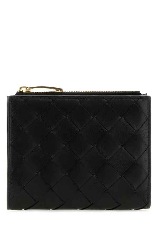 Bottega Veneta Nappa Leather Wallet - Black