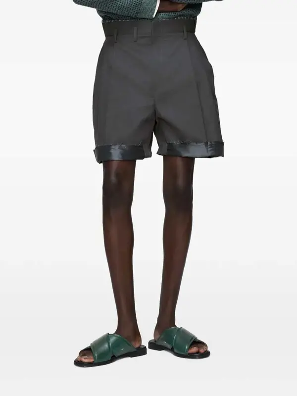 MAISON MARGIELA Pleated Bermuda Shorts