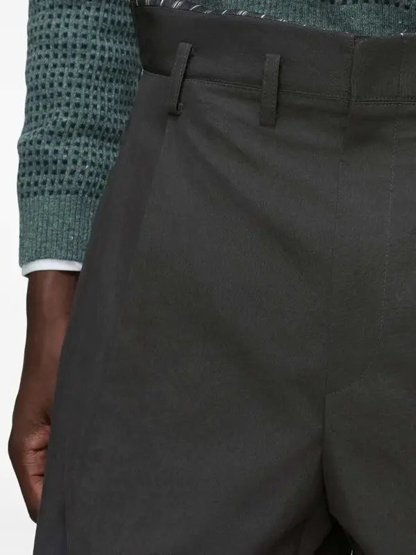 MAISON MARGIELA Pleated Bermuda Shorts