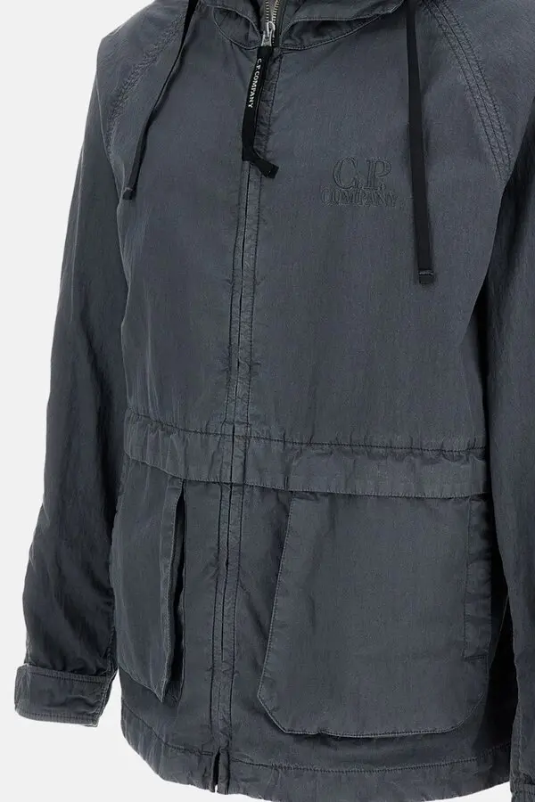 C.P. COMPANY 50 Fili Wax Explorer Jacket With Integrated Goggles - Multicolor