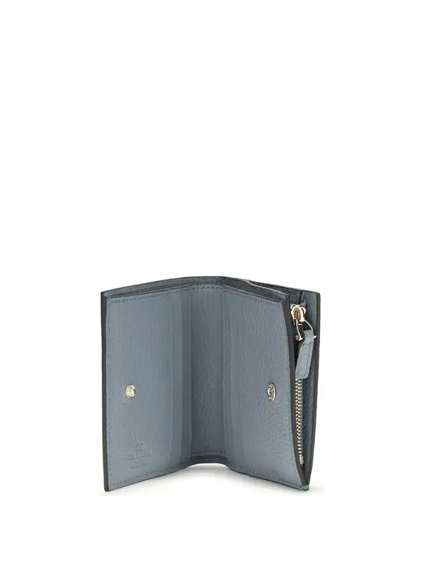 Valentino Garavani Rockstud Wallet - Blue