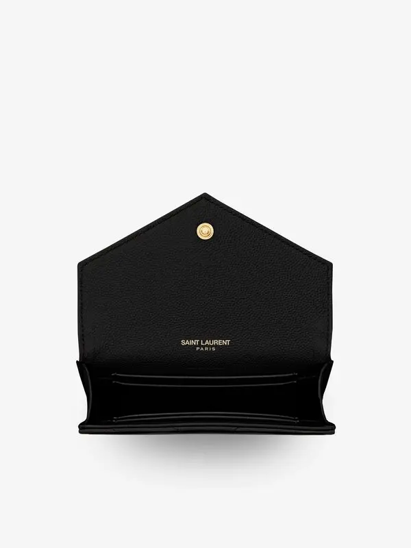 Saint Laurent Cassandre Matalasse Leather Wallet
