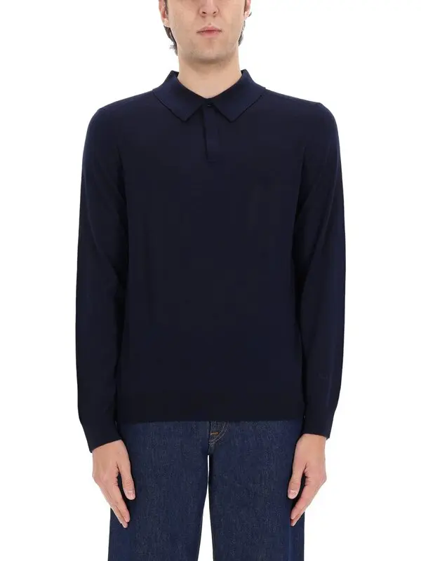 Paul Smith Merino Wool Polo Shirt