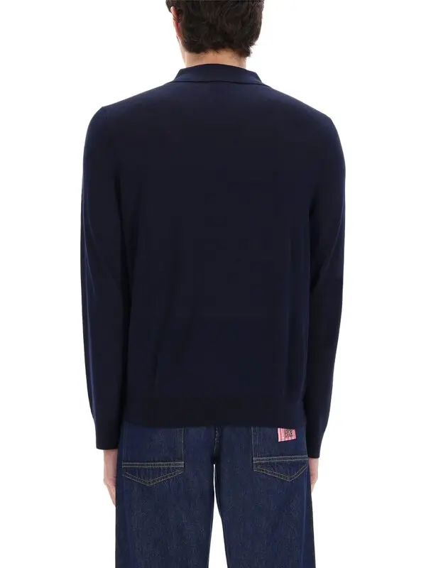 Paul Smith Merino Wool Polo Shirt