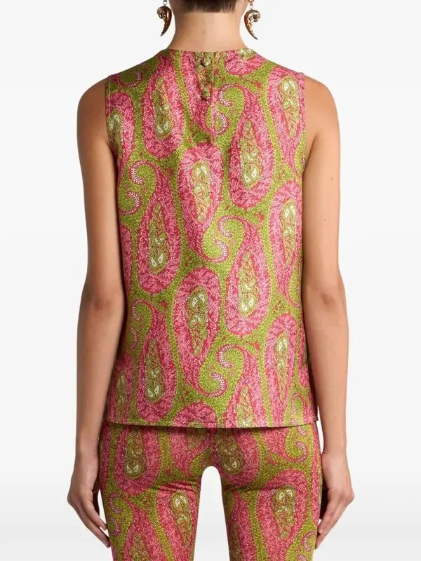 Etro Tank Top With Side Vents
