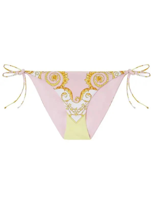 Versace Printed Bikini Bottom - Multicolor