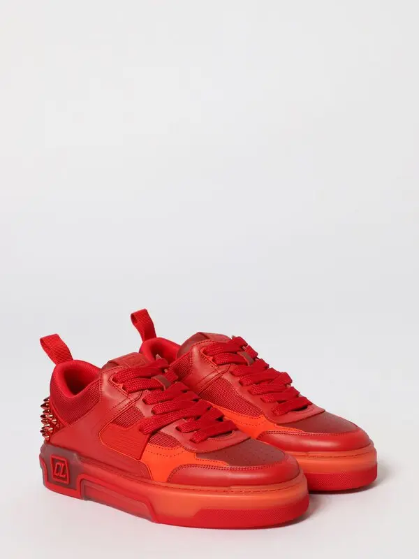CHRISTIAN LOUBOUTIN Leather And Polyurethane Sneakers