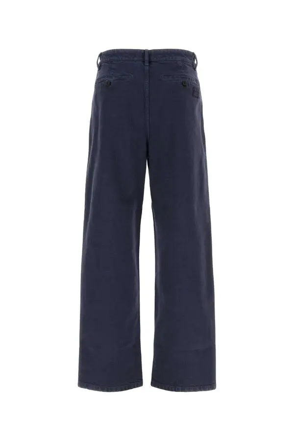 Miu Miu Navy Gabardine Pants