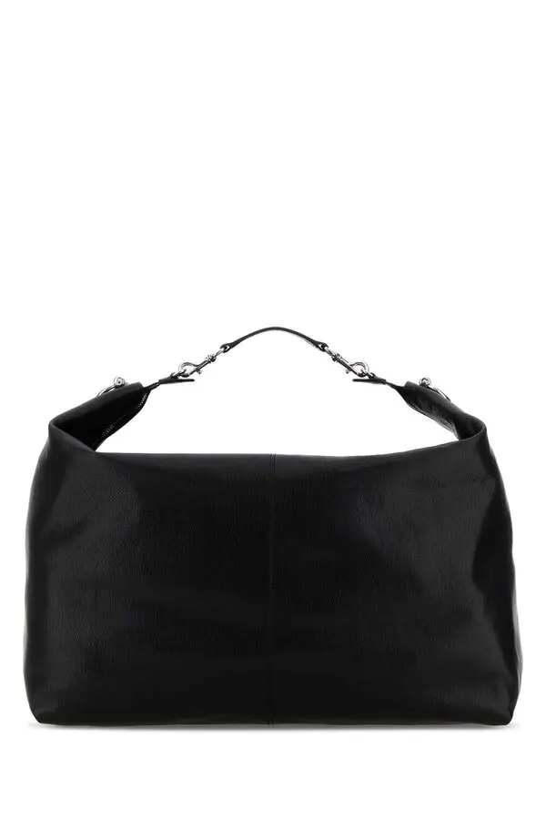 Gucci Leather Shopping Bag - Black