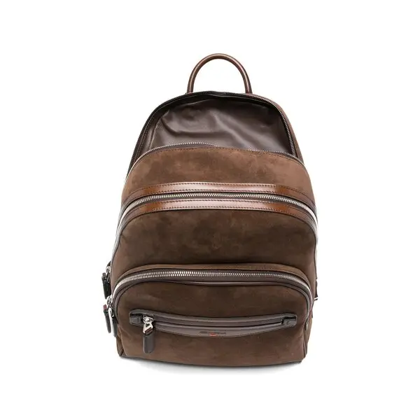 Santoni Suede Leather Backpack