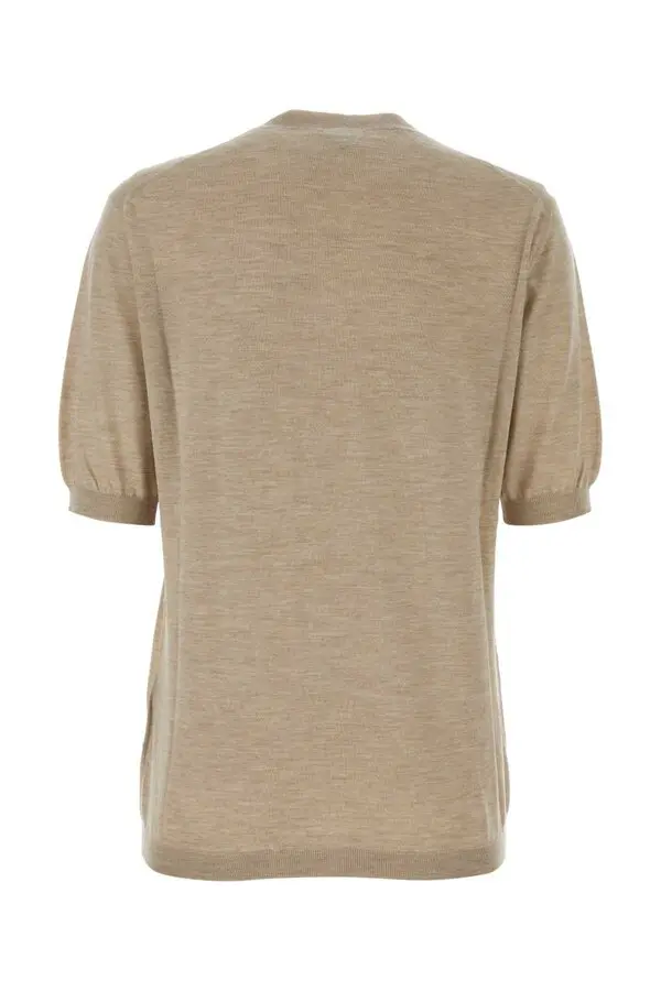 Bottega Veneta Cappuccino Cashmere Sweater - Brown