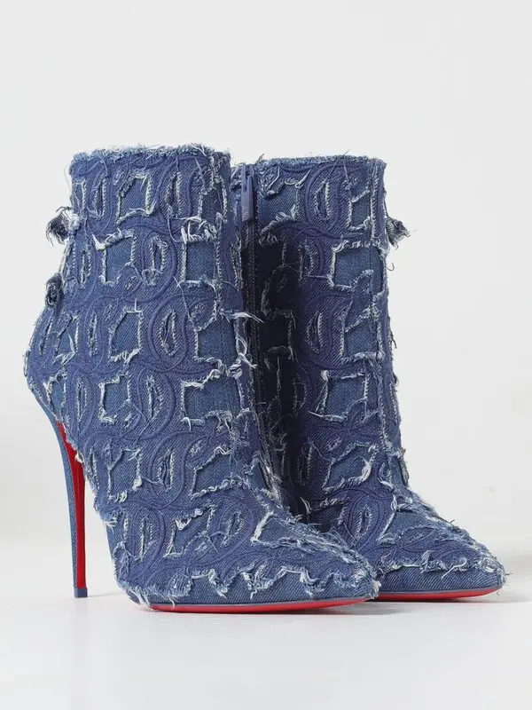 CHRISTIAN LOUBOUTIN Flat Ankle Boot