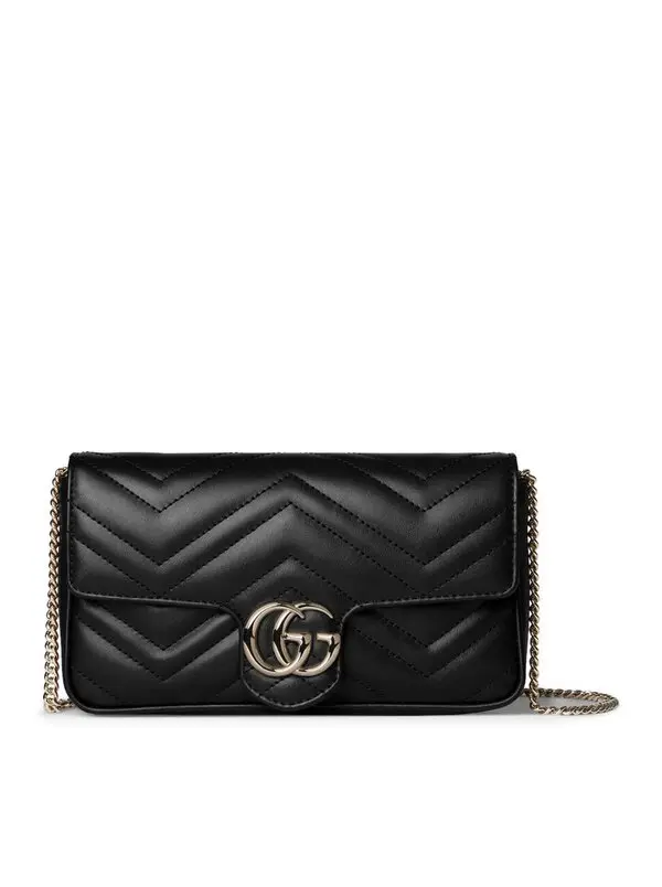 Gucci Gg Marmont Small Shoulder Bag With Card Holder - Multicolor