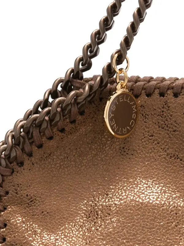 Stella McCartney Chain Trimmed Tote Bag - Silver
