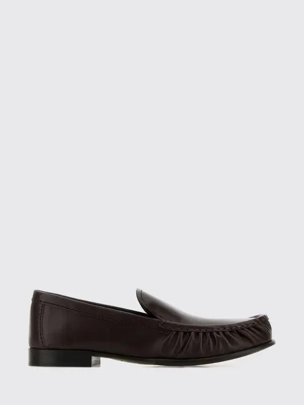 Miu Miu Dark Calf Leather Loafers