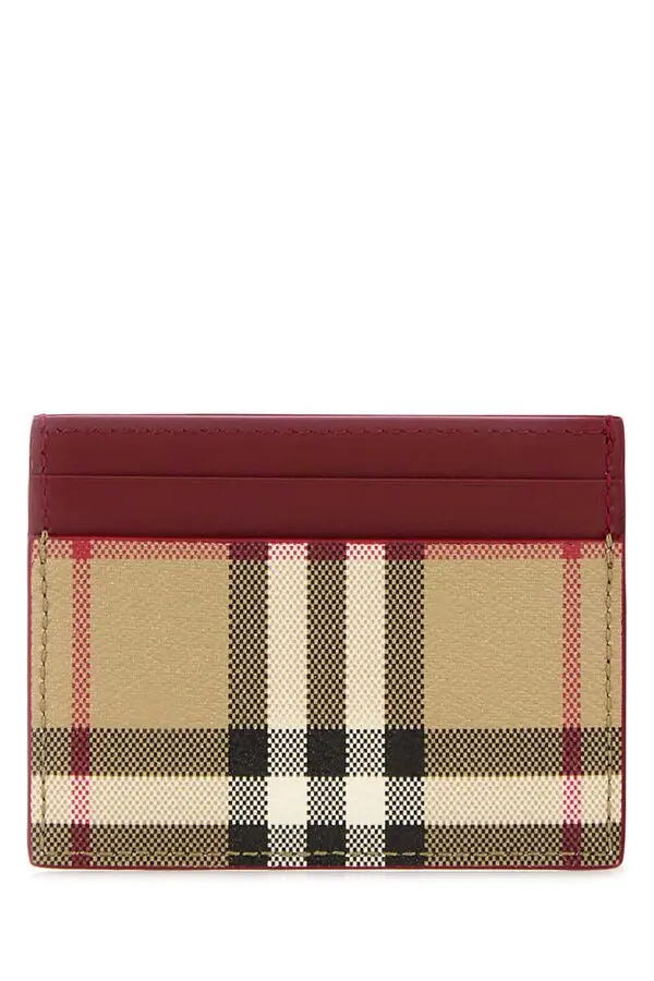 Burberry Printed Canvas Card Holder - Multicolor