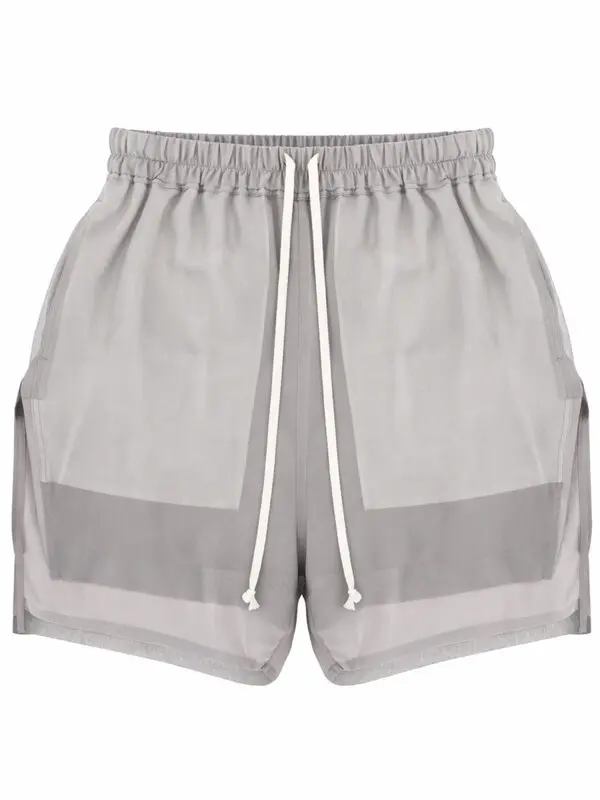 Rick Owens Silk Boxer Shorts - Gray