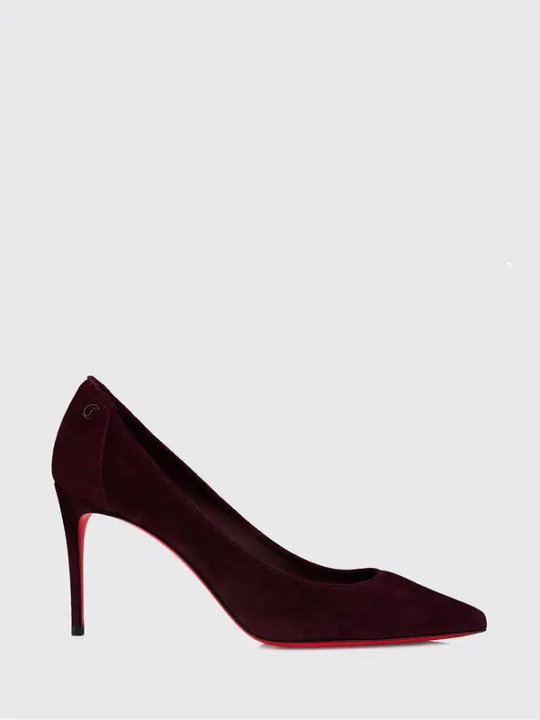 CHRISTIAN LOUBOUTIN Suede Pointed Toe Pumps - Brown
