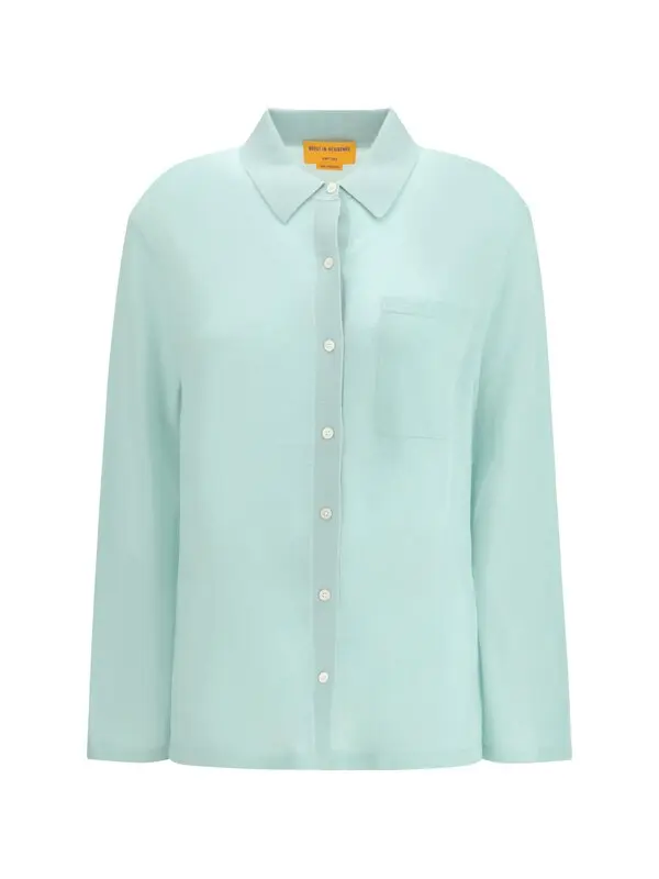 Guest In Residence Cashmere Showtime Shirt - Blue