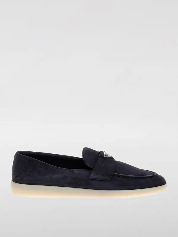 Prada Calf Leather Loafers - Blue