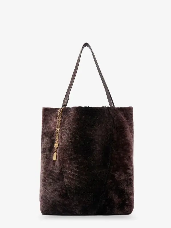 Chloé Shearling Shoulder Bag - Multicolor