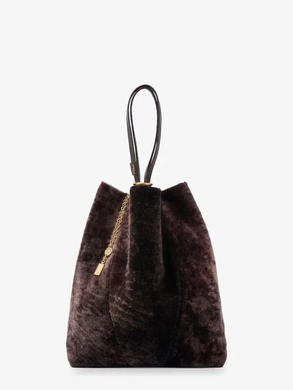 Chloé Shearling Shoulder Bag - Multicolor