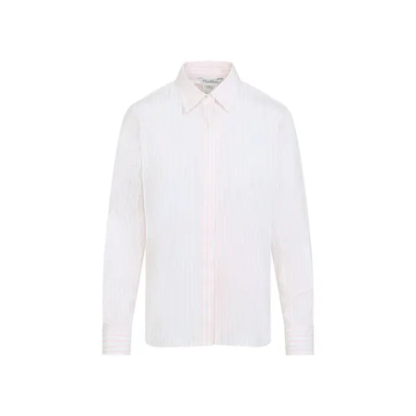 Max Mara Striped Cotton Shirt - Multicolor