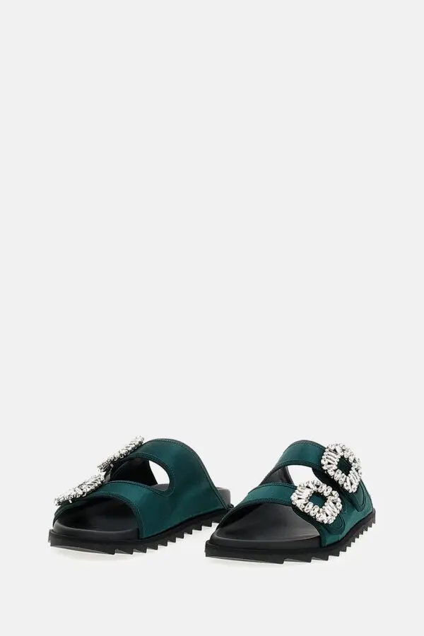 ROGER VIVIER Embellished Buckled Sandals