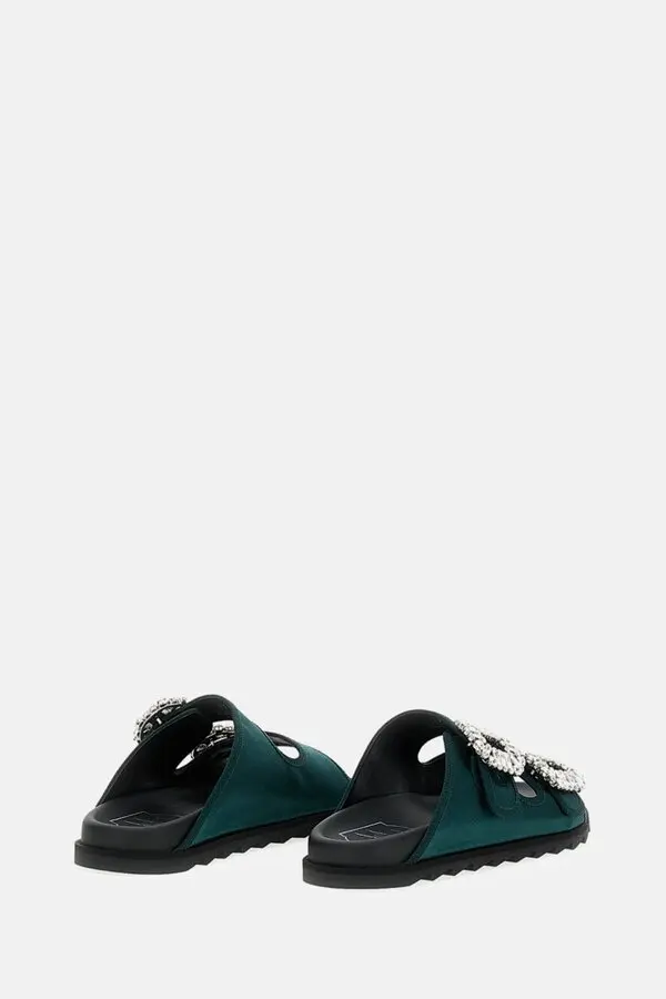 ROGER VIVIER Embellished Buckled Sandals