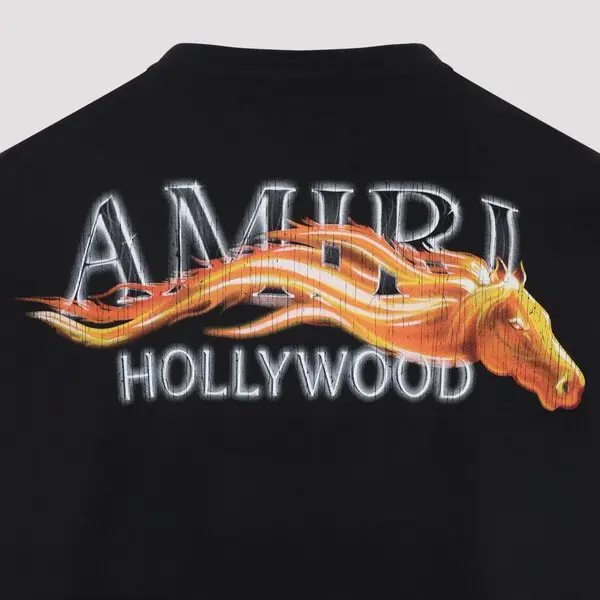 Amiri Hollywood Horse Tee - Black