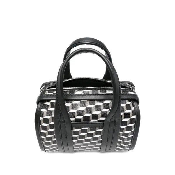 Pierre Hardy Geometric Pattern Canvas Tote Bag