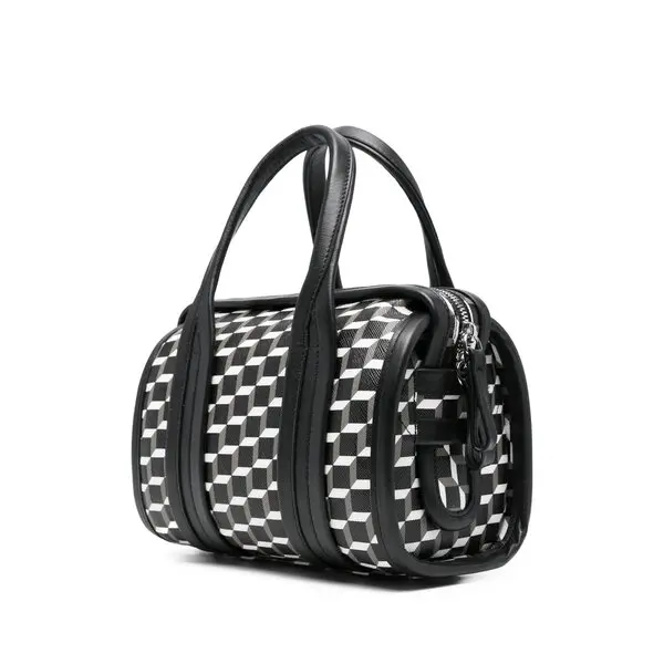 Pierre Hardy Geometric Pattern Canvas Tote Bag