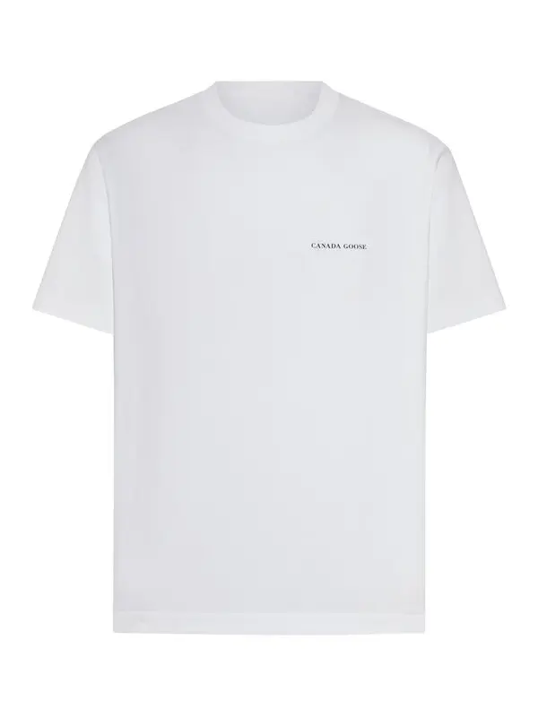 Canada Goose New Cotton T-shirt With Print - Multicolor