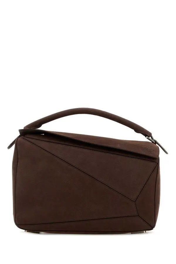 Loewe Large Puzzle Handbag - Brown