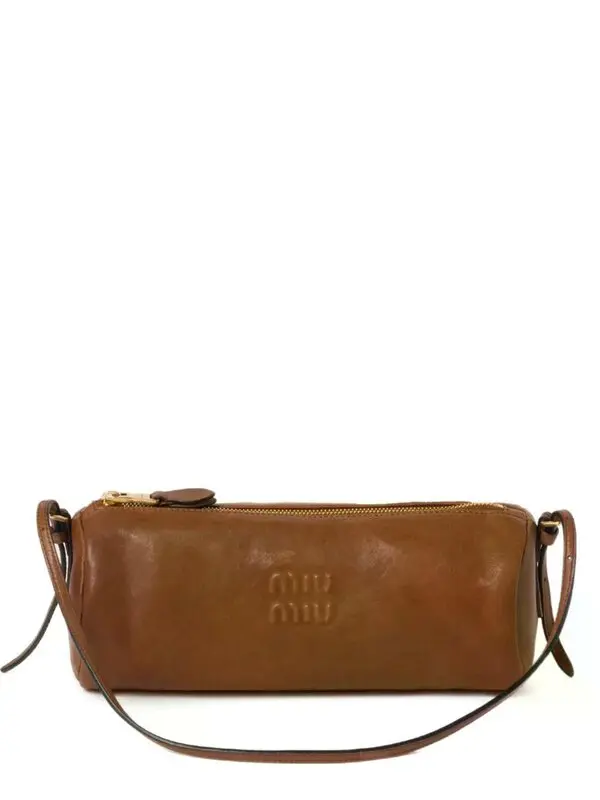Miu Miu Nappa Leather Pouch With Shoulder Strap