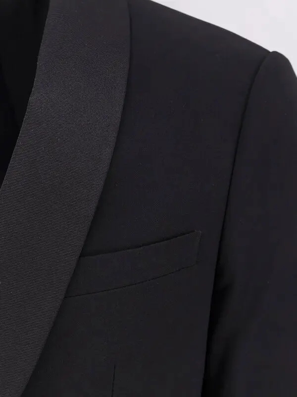 Giorgio Armani Soho Virgin Wool Tuxedo - Multicolor
