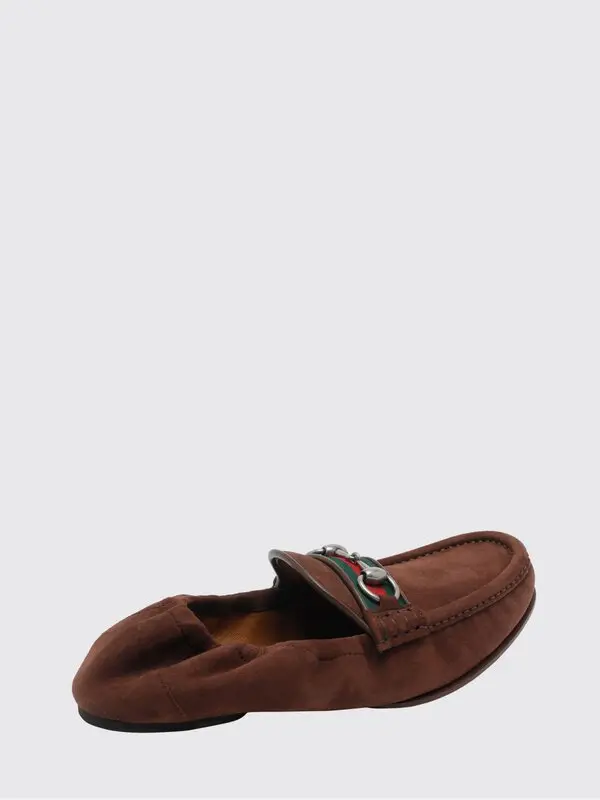 Gucci Suede Loafers With Horsebit Detail