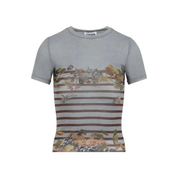 JEAN PAUL GAULTIER Graphic Striped T-shirt - Multicolor