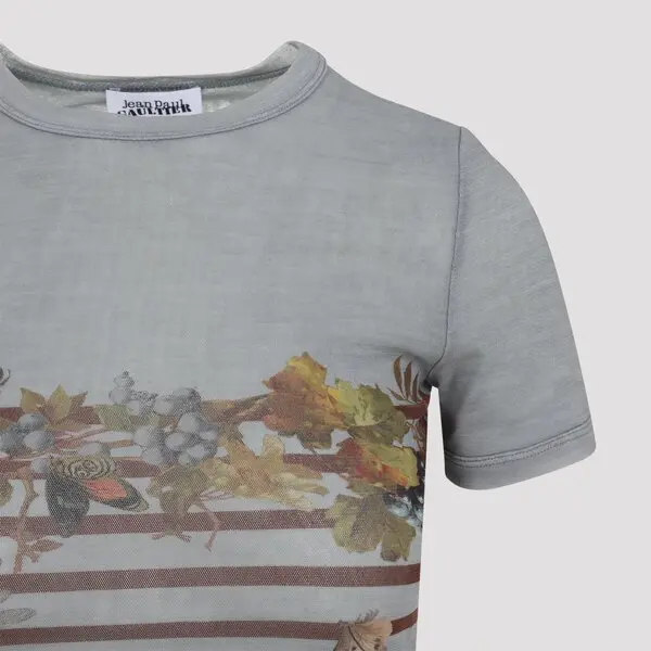 JEAN PAUL GAULTIER Graphic Striped T-shirt - Multicolor