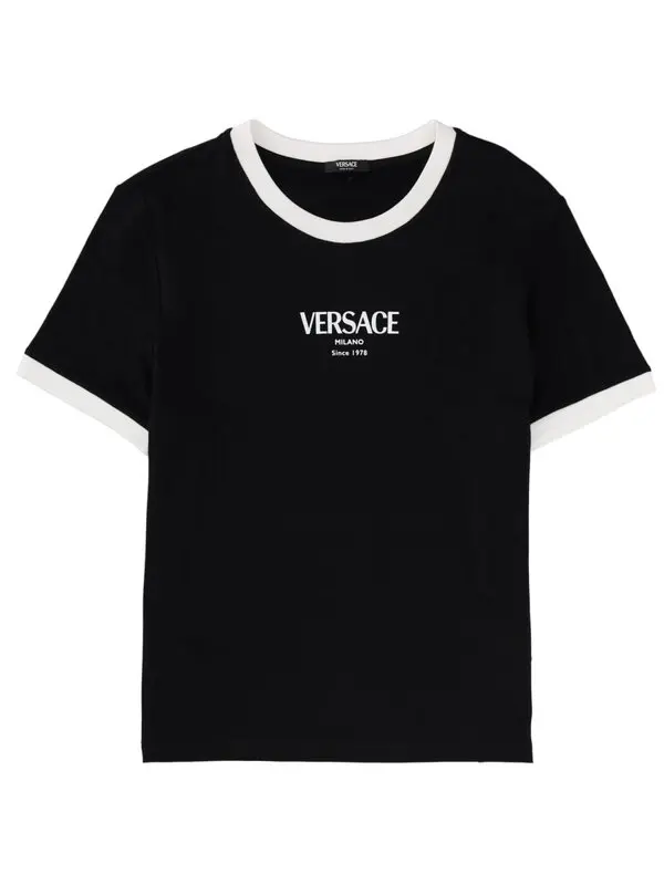 Versace Logo T-shirt - Black