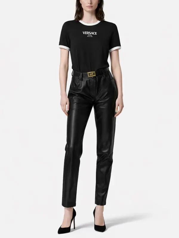 Versace Logo T-shirt - Black