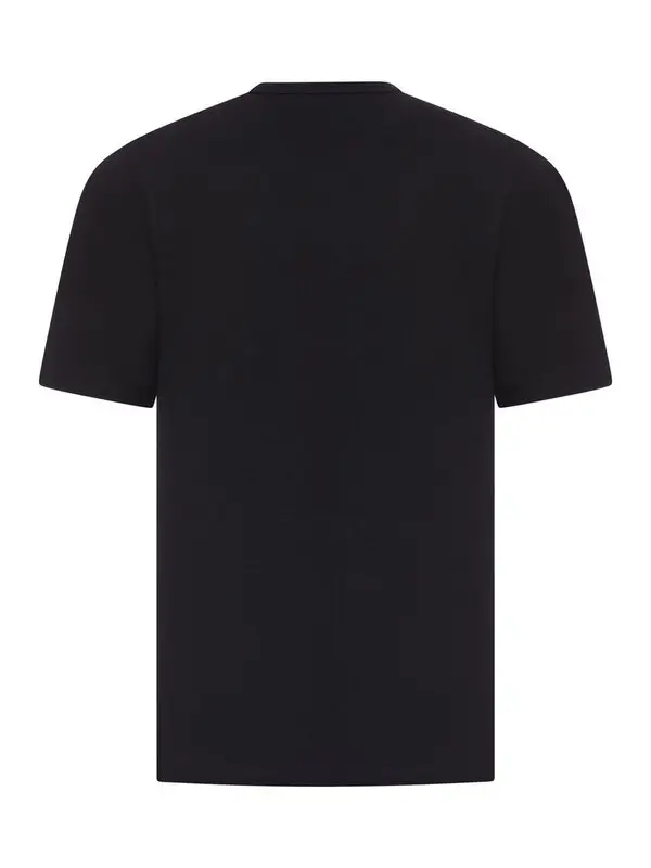 Saint Laurent Cotton Jersey T-shirt With Embroidered Logo